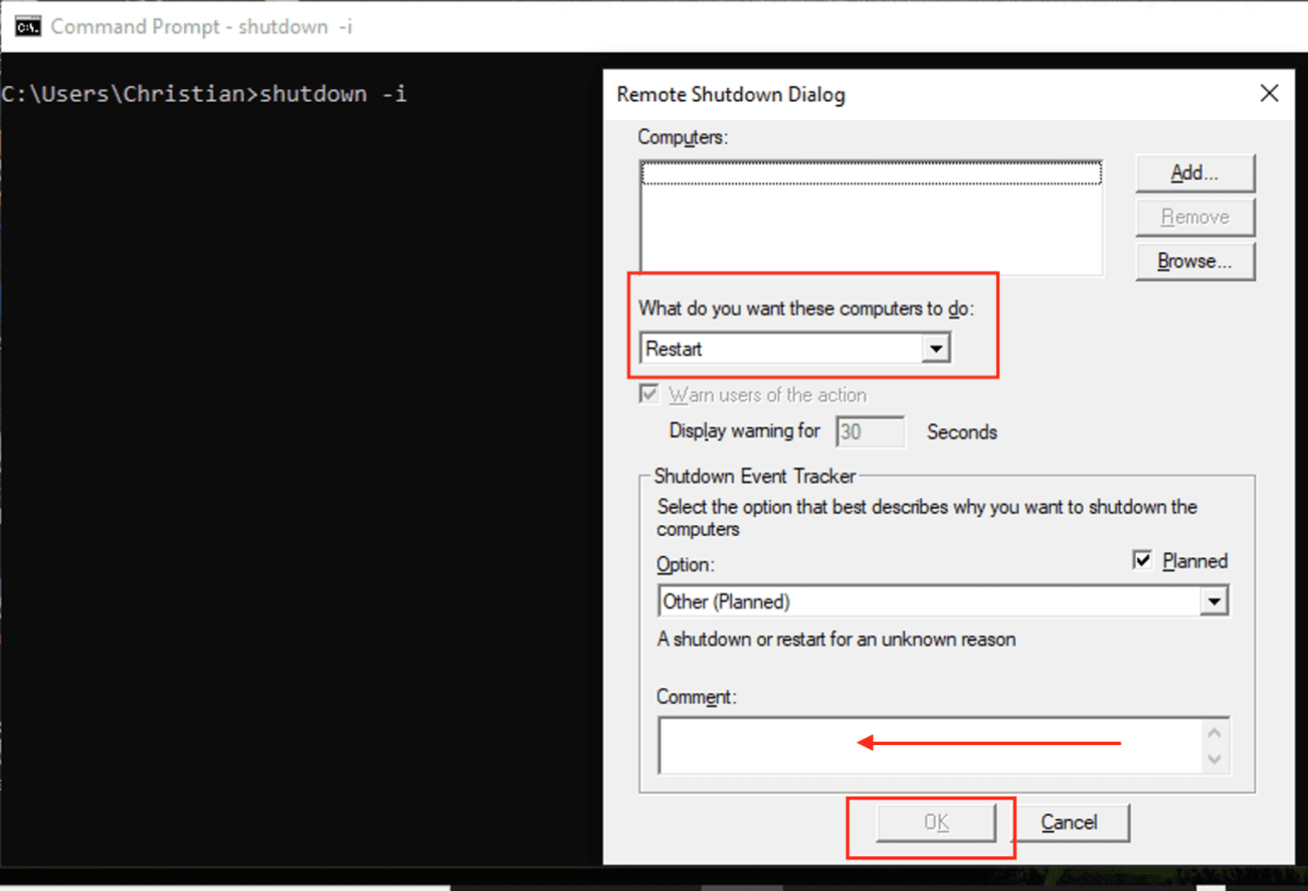 Logoff Or Restart Or Shutdown Windows Pc Remotely Techdirectarchive
