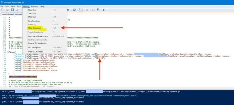 How to deploy MBAM Client as part of a Windows Deployment