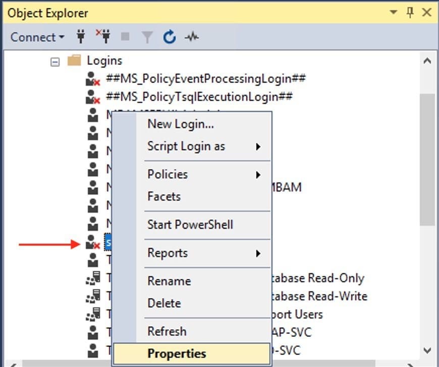 How to enable an SA account that has been disabled - TechDirectArchive